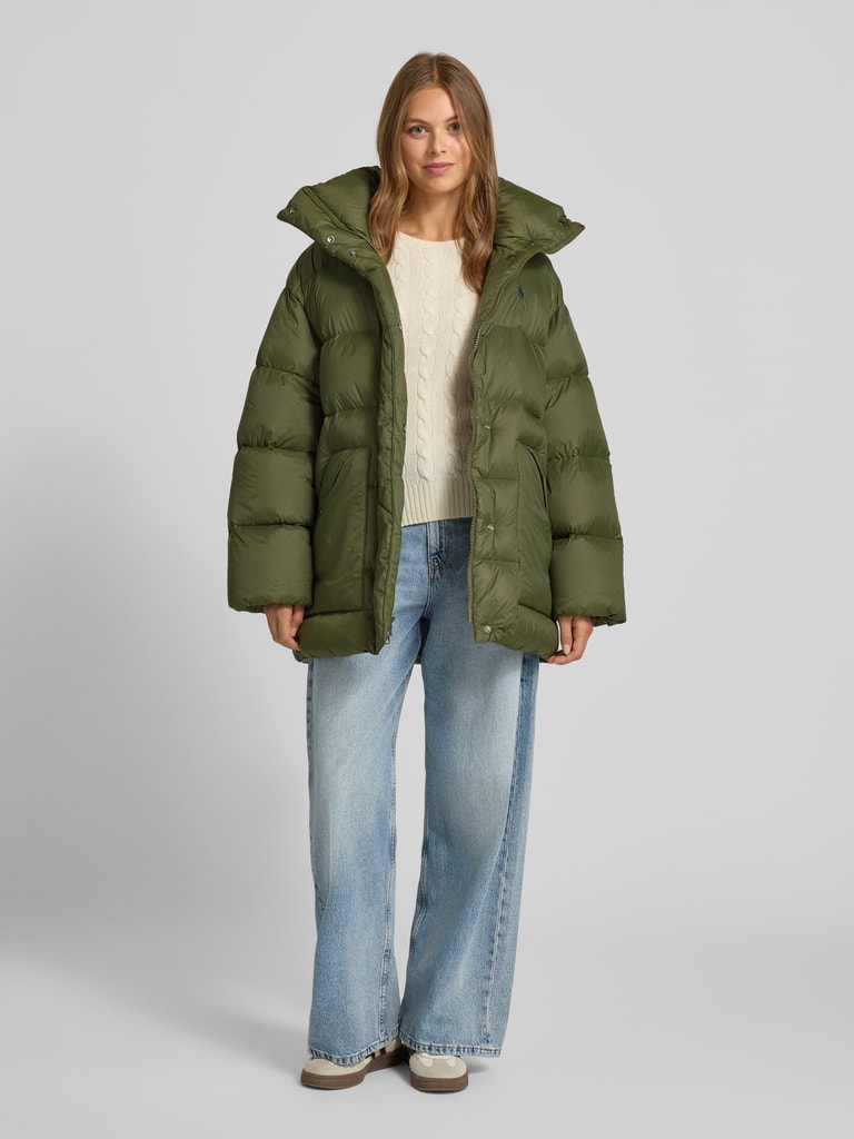 Polo Ralph Lauren Daunenjacke mit Stehkragen (oliv) online kaufen