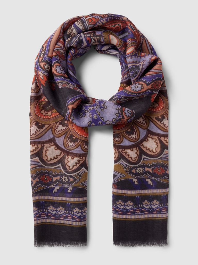 Fraas Schal mit Paisley-Muster und rechteckiger Form (lila) online kaufen