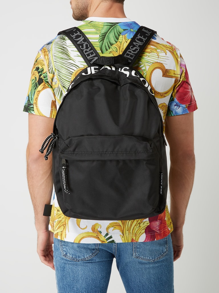 Versace Jeans Couture Rugzak met gevoerd multimediavak in zwart online ...