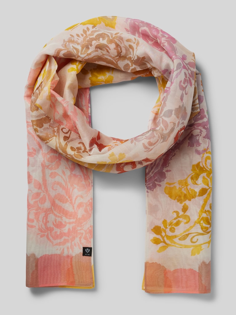 Fraas Stola aus Baumwoll-Seide-Mix Modell 'Paisley' (rose) online kaufen
