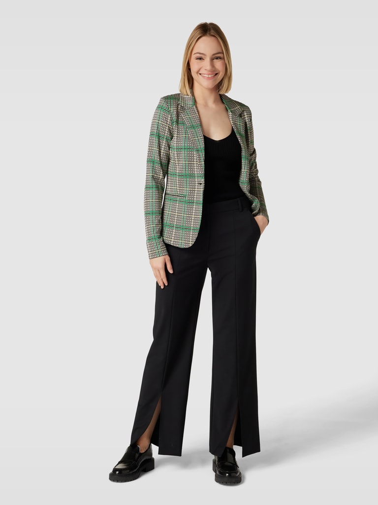 ICHI Blazer mit Gitterkaro Modell 'Kate' (gruen) online kaufen