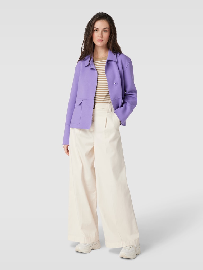 White Label Blazer in unifarbenem Design (flieder) online kaufen