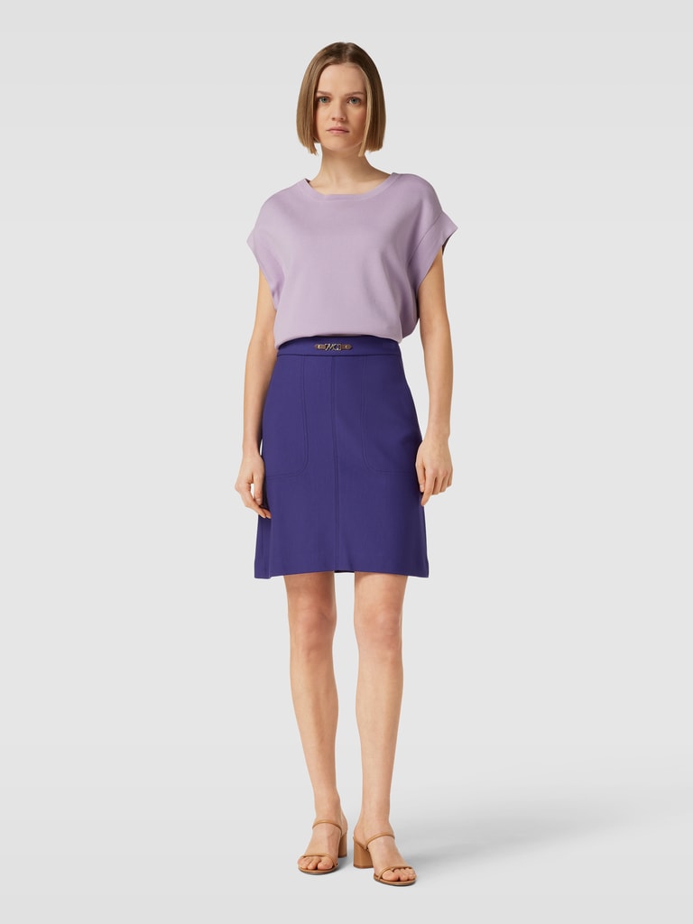 Marc Cain Rock mit französischen Eingrifftaschen (lila) online kaufen