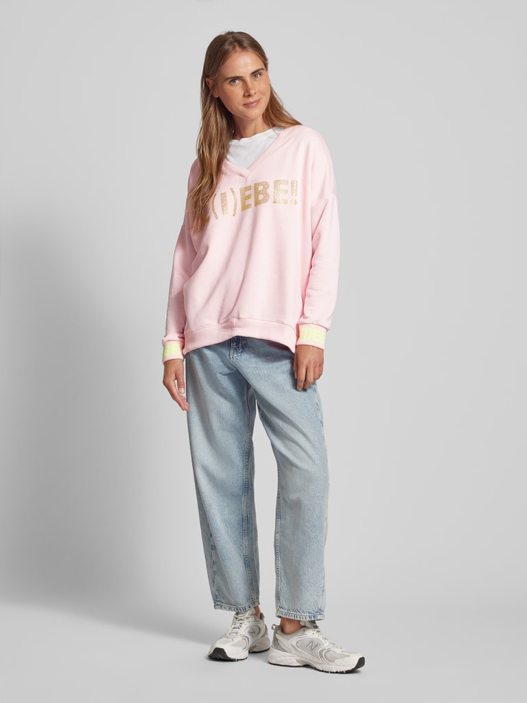 Kup online miss goodlife Bluza z obszyciem kamieniami stras model ...