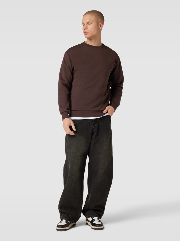 JACK & JONES Sweatshirt mit gerippten Abschlüssen Modell 'BRADLEY ...