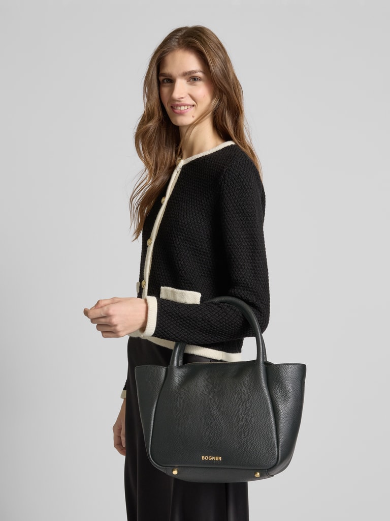 BOGNER Handtasche aus Leder mit Label-Applikation Modell 'wallis raja ...