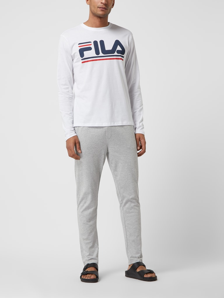 FILA Pyjama aus Baumwolle (mittelgrau melange) online kaufen