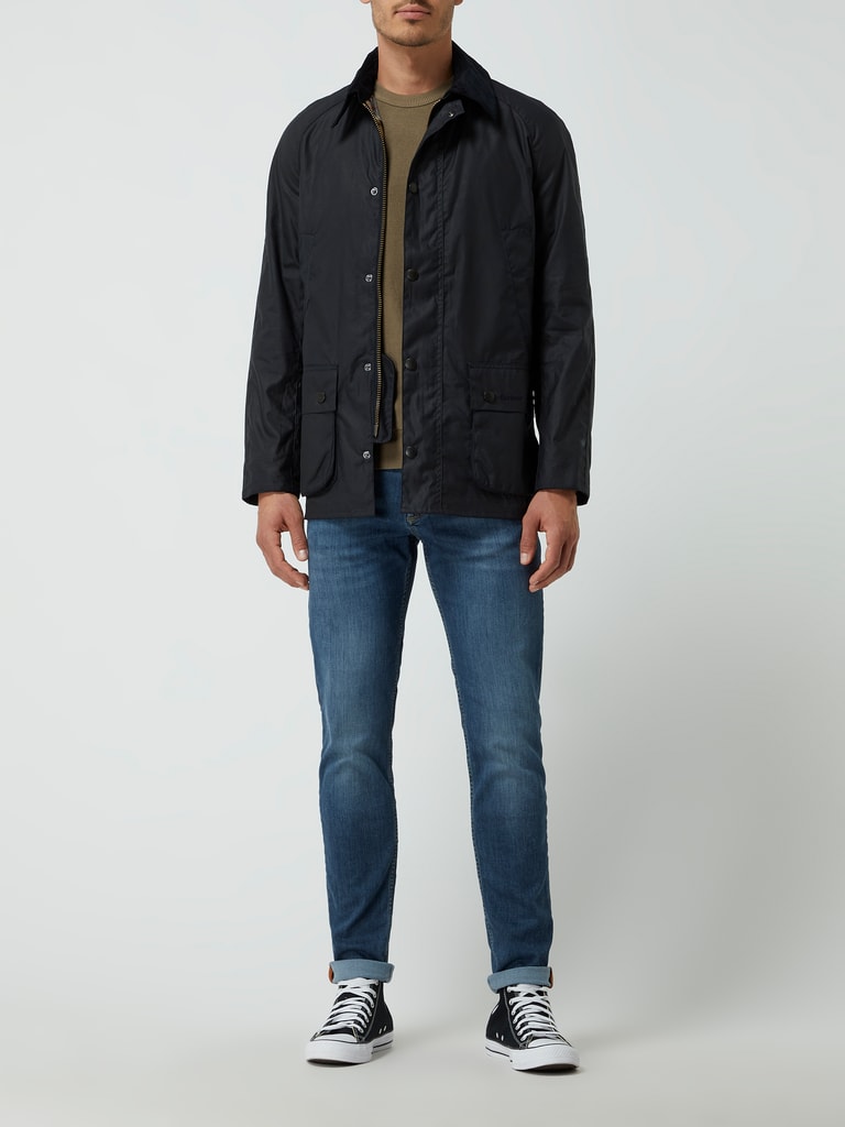Barbour Waxparka Mit Umlegekragen Modell Ashby Marine Online Kaufen 0239