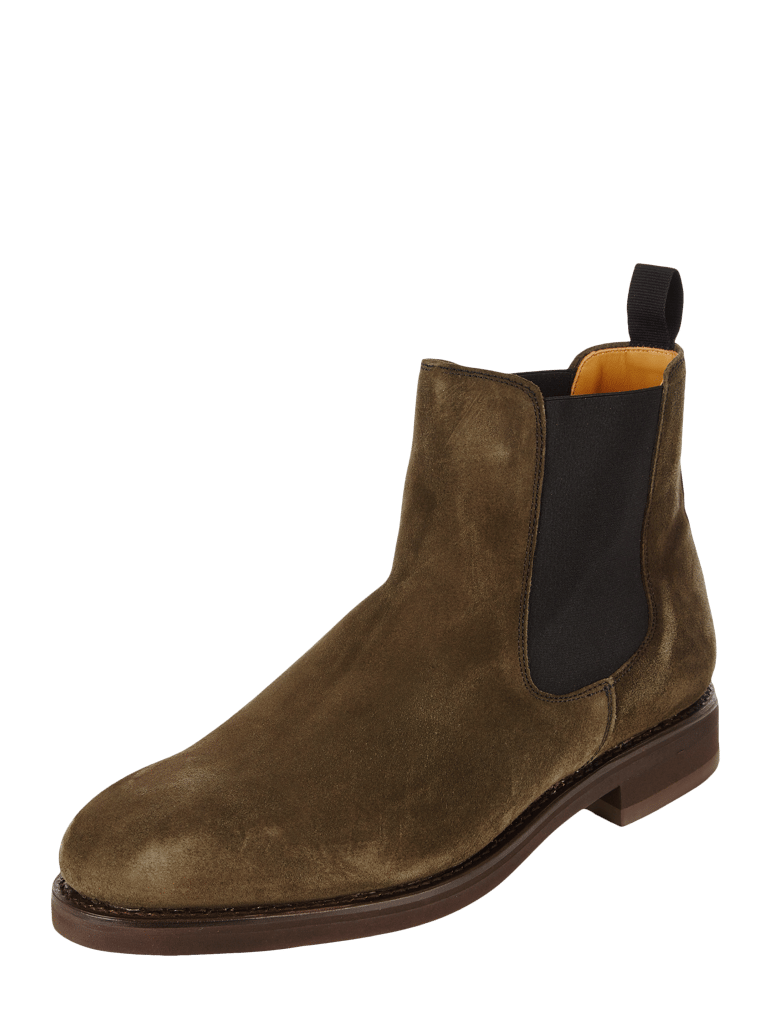 Berwick Chelsea Boots aus Veloursleder (oliv) online kaufen