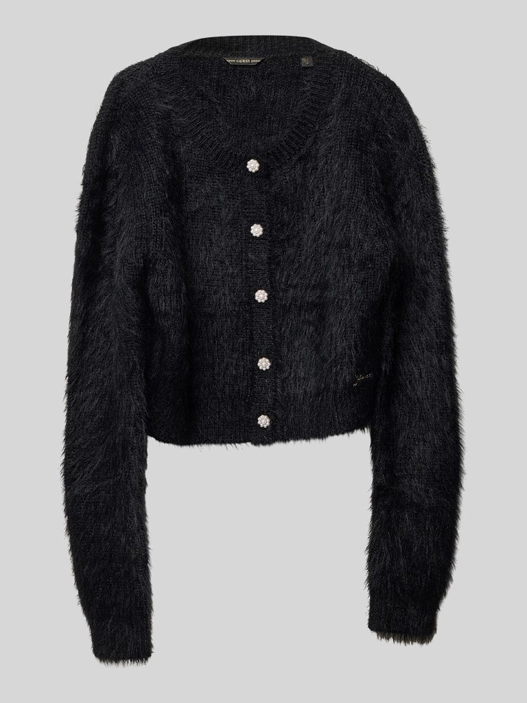 Guess Cardigan aus Kunstfell (black) online kaufen