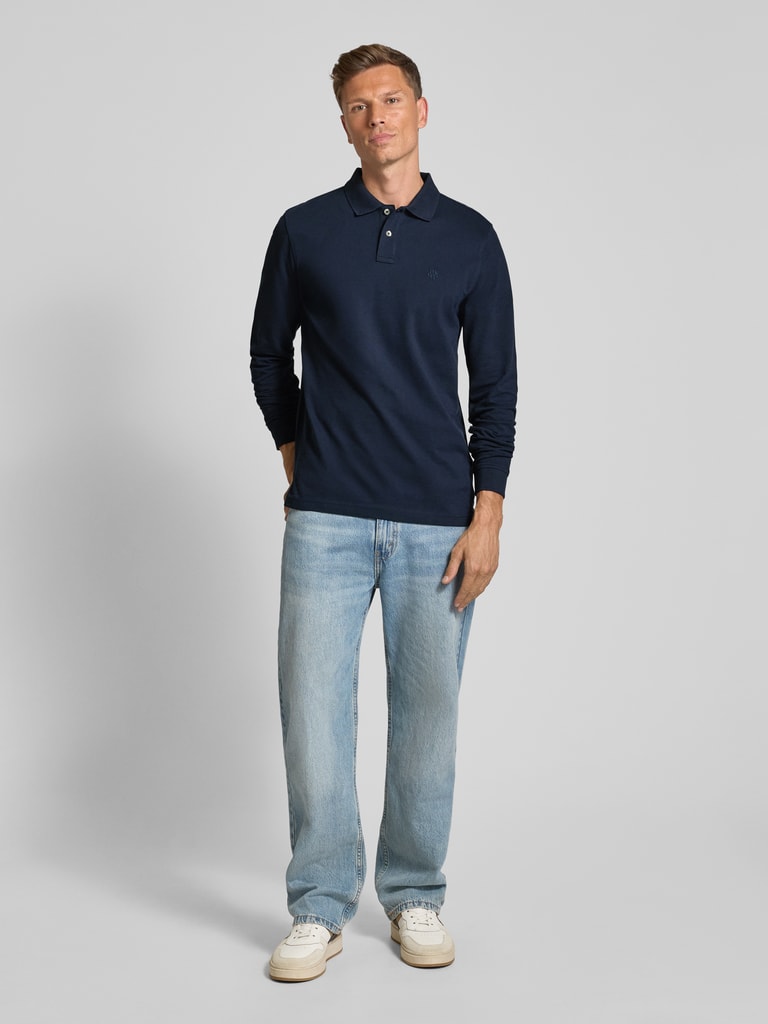 MCNEAL Regular Fit Poloshirt mit Label-Stitching (dunkelblau) online kaufen
