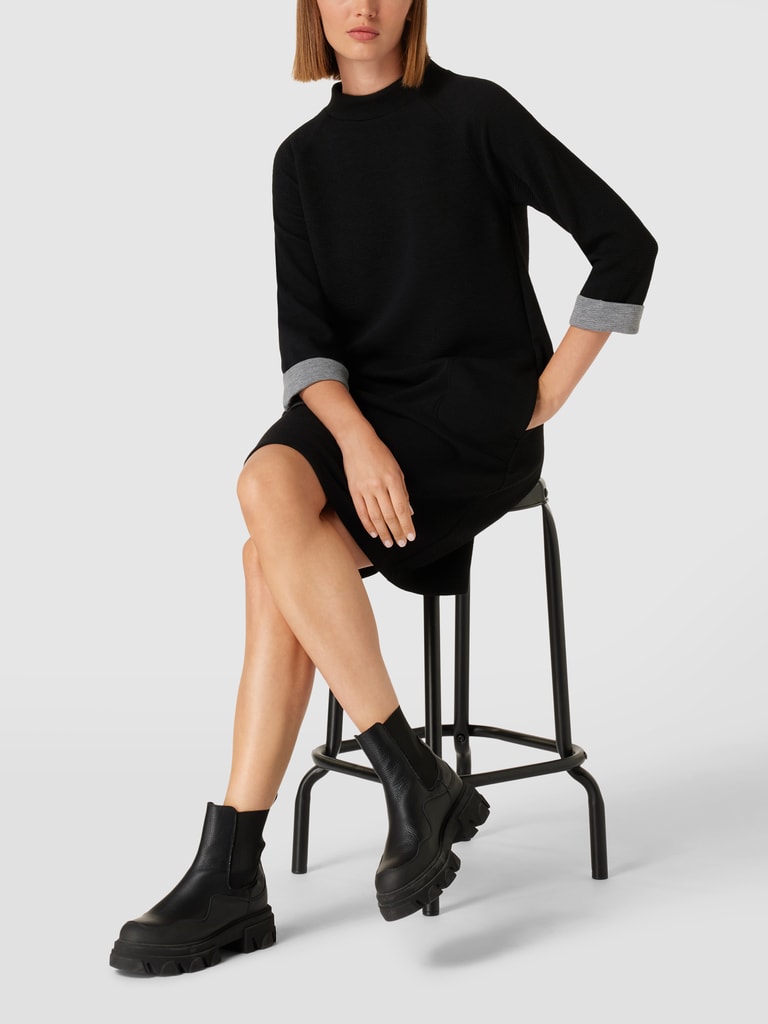 Betty Barclay Knielanges Kleid mit Strukturmuster (black) online kaufen