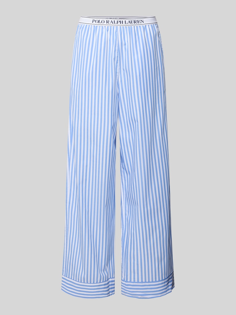 Polo Ralph Lauren Pyjama-Hose mit elastischem Logo-Bund (hellblau ...