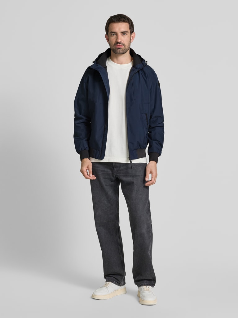 CARS JEANS Windbreaker mit Kapuze Modell 'YXAM' (marine) online kaufen