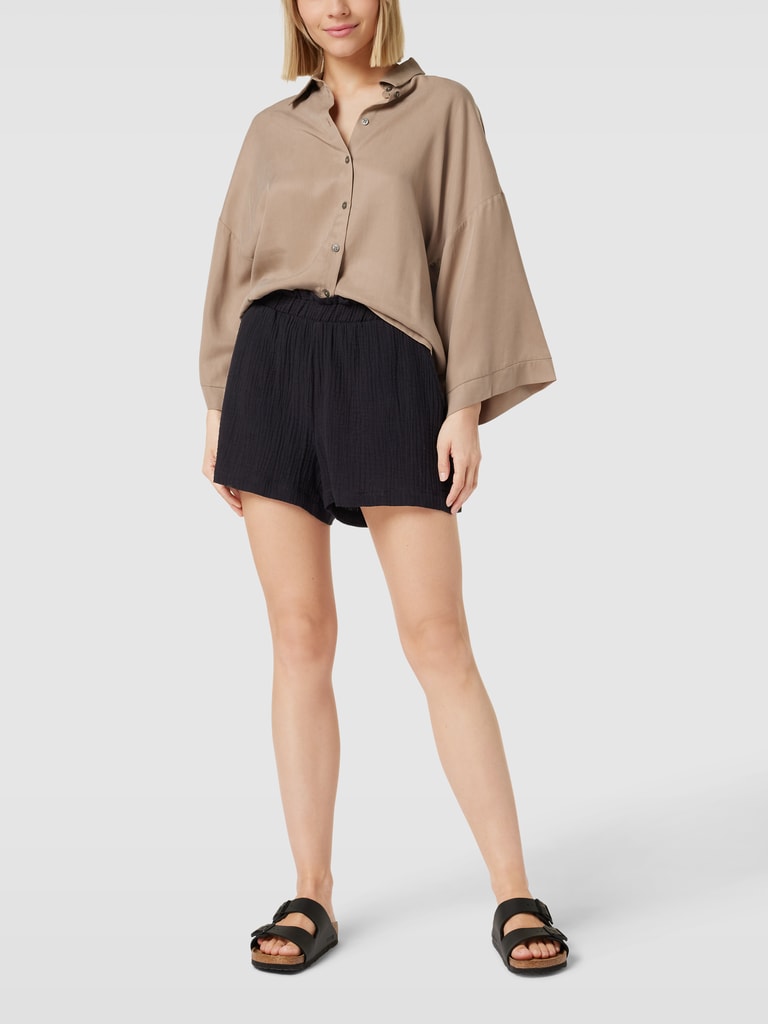 Vero Moda Shorts mit Strukturmuster Modell 'NATALI' (black) online kaufen
