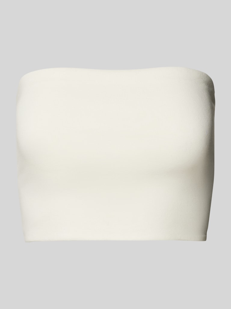 ORGANIC BASICS Cropped Bandeau-Top mit elastischem Bund (offwhite ...