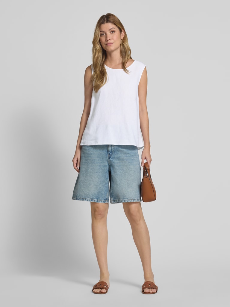 Kup online FREE/QUENT Top z okrągłym dekoltem model ‘Lava’ (biały)