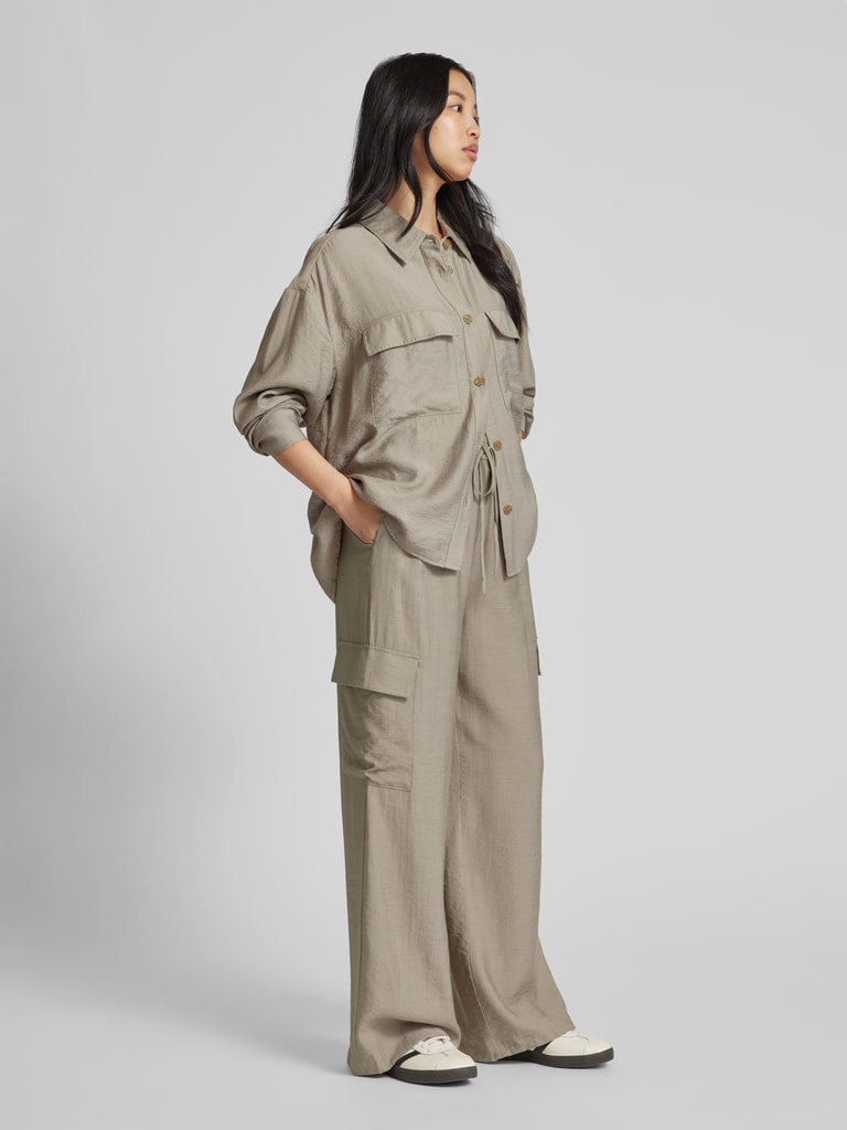 Jake*s Casual Wide Leg Cargohose mit elastischem Bund (mud) online kaufen