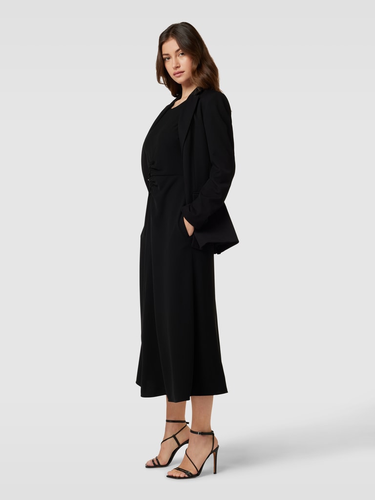 Luisa Cerano Kleid mit Raffungen (black) online kaufen