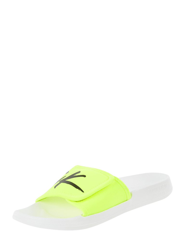 CK Calvin Klein Slides mit Klettverschluss (weiß) online kaufen