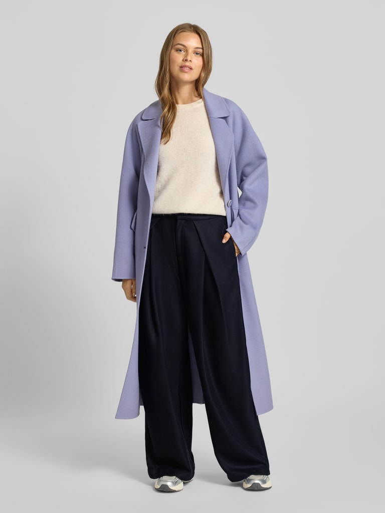 LOLLYS LAUNDRY Wide fit stoffen broek met bandplooien, model 'Zola' in ...