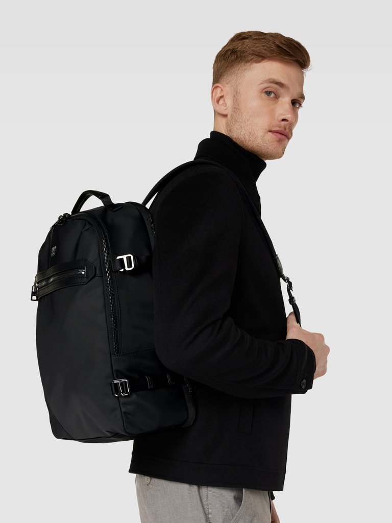 HUGO Rucksack mit Tragehenkel Modell 'Elliott' (black) online kaufen