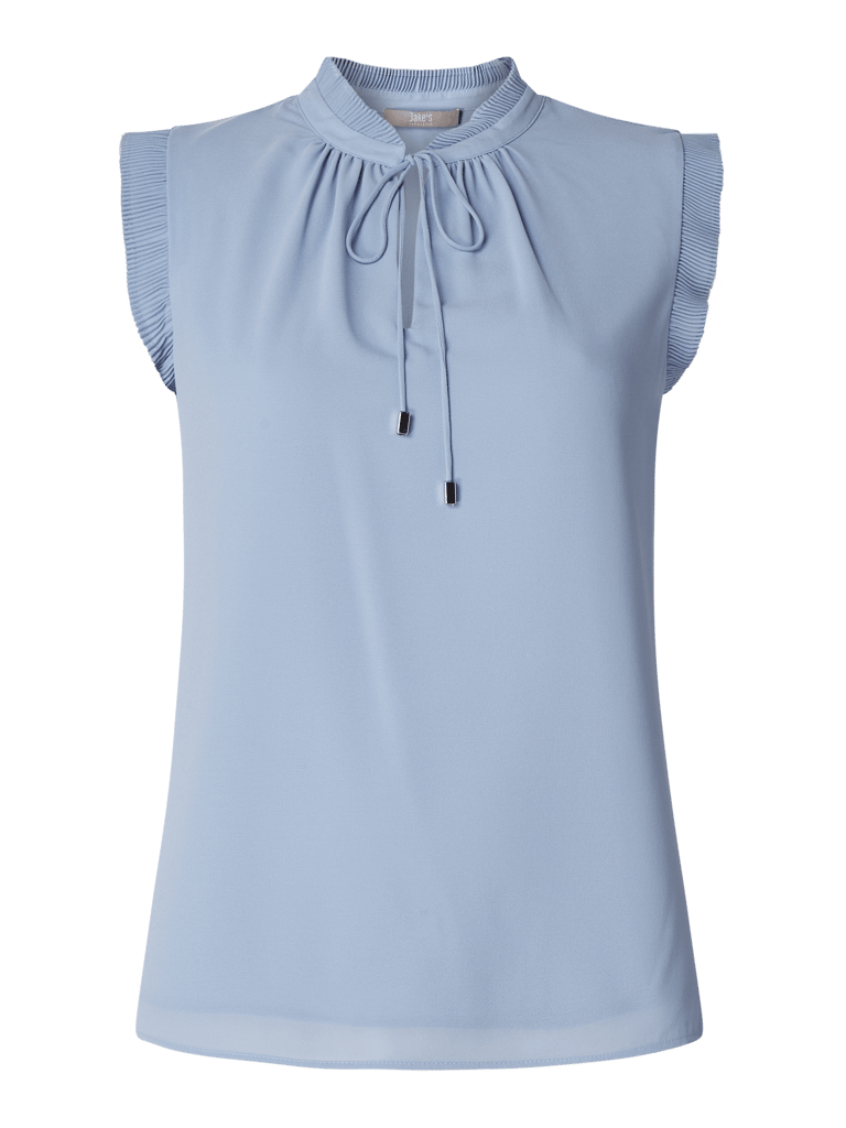 Jake*s Collection Blusentop mit Plisseefalten (bleu) online kaufen