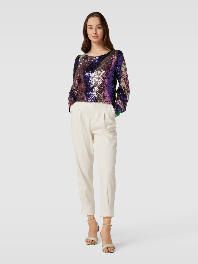 FABIENNE CHAPOT Bluse mit Allover-Paillettenbesatz Modell 'Pia' (lila ...