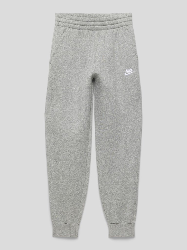 Nike Sweatpants mit Label-Stitching (mittelgrau melange) online kaufen