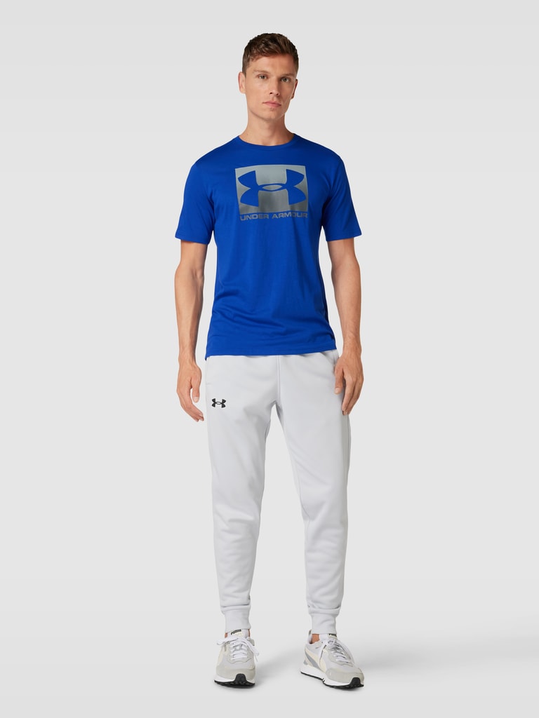 Under Armour T-Shirt mit Label-Print (royal) online kaufen