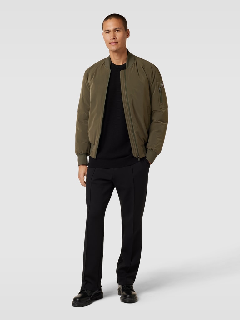 Colmar Originals Bomberjacke mit Label-Patch (oliv) online kaufen