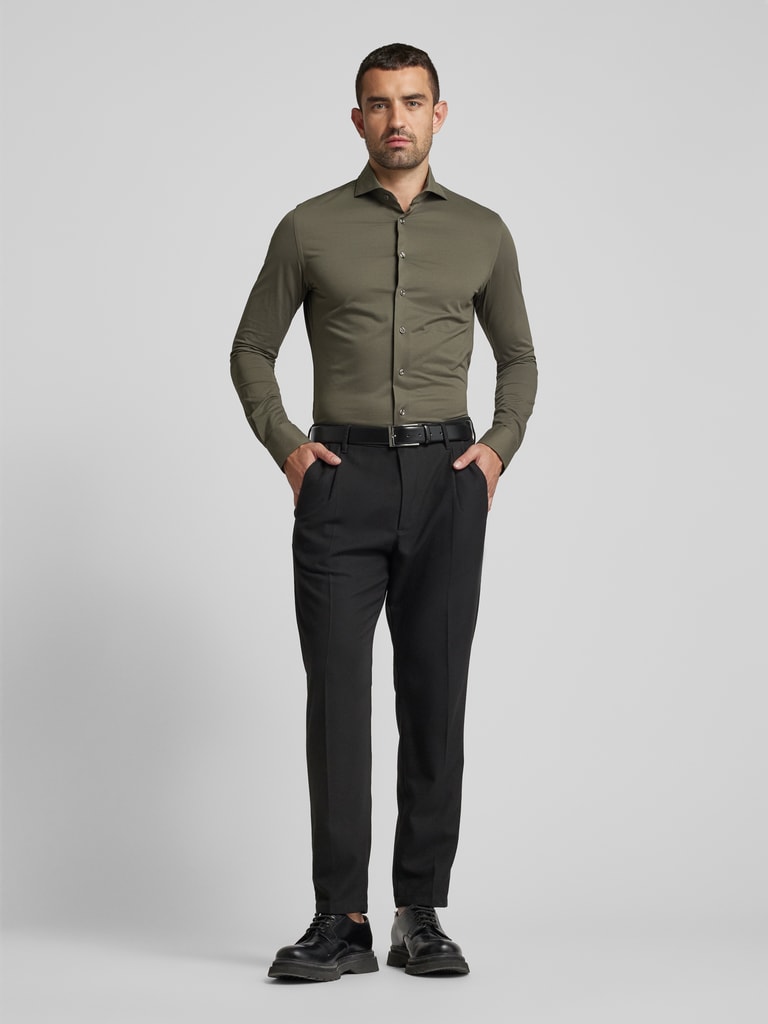 Profuomo Regular Fit Business-Hemd mit Haifischkragen (gruen) online kaufen