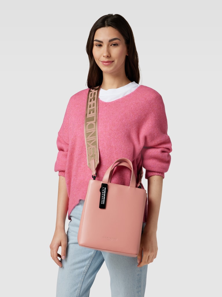 LIEBESKIND BERLIN Tote Bag mit Label-Applikation Modell 'Paper' (rose ...