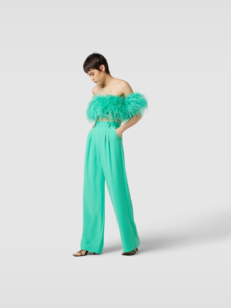 New Arrivals by Ilkyaz Ozel Crop Top mit Fell-Optik (apfel) online kaufen