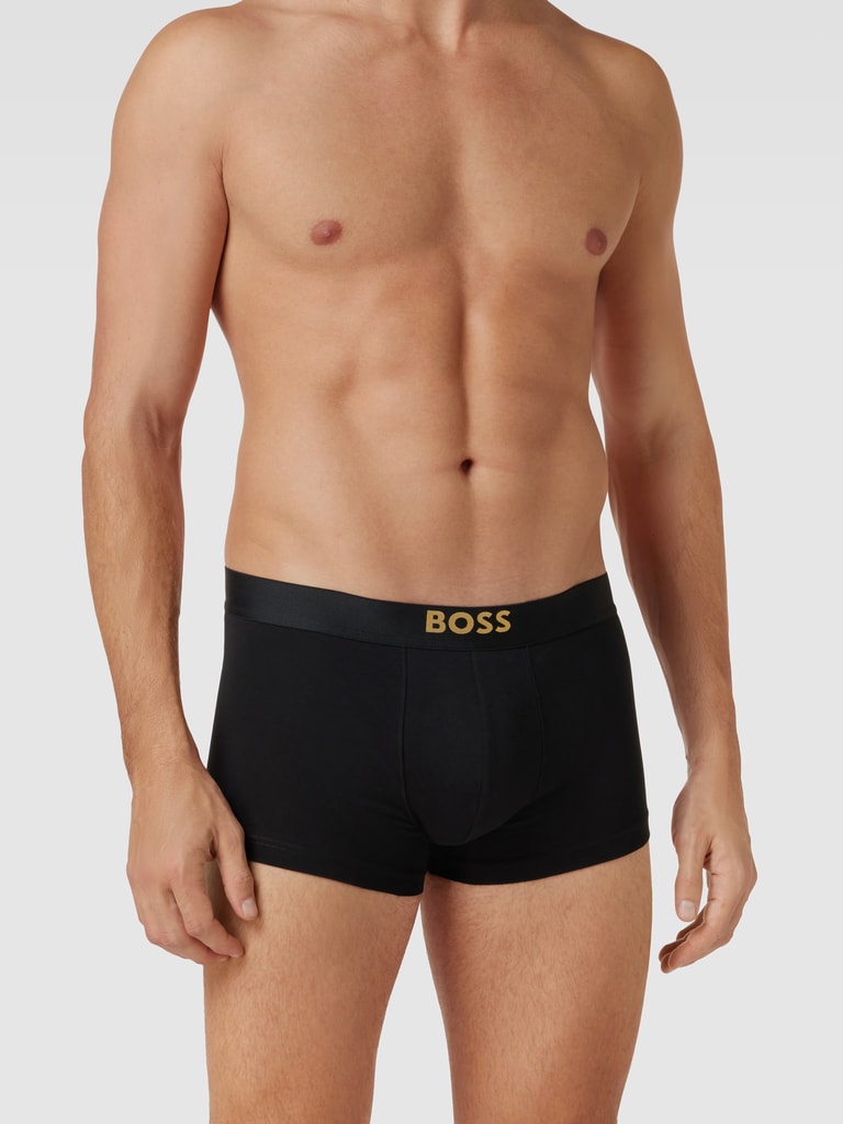 BOSS Trunks mit Label-Details im 2er-Pack Modell 'DOPA' (black) online kaufen