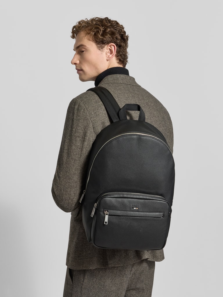 BOSS Rucksack mit Label-Prägung Modell 'Ray' (black) online kaufen