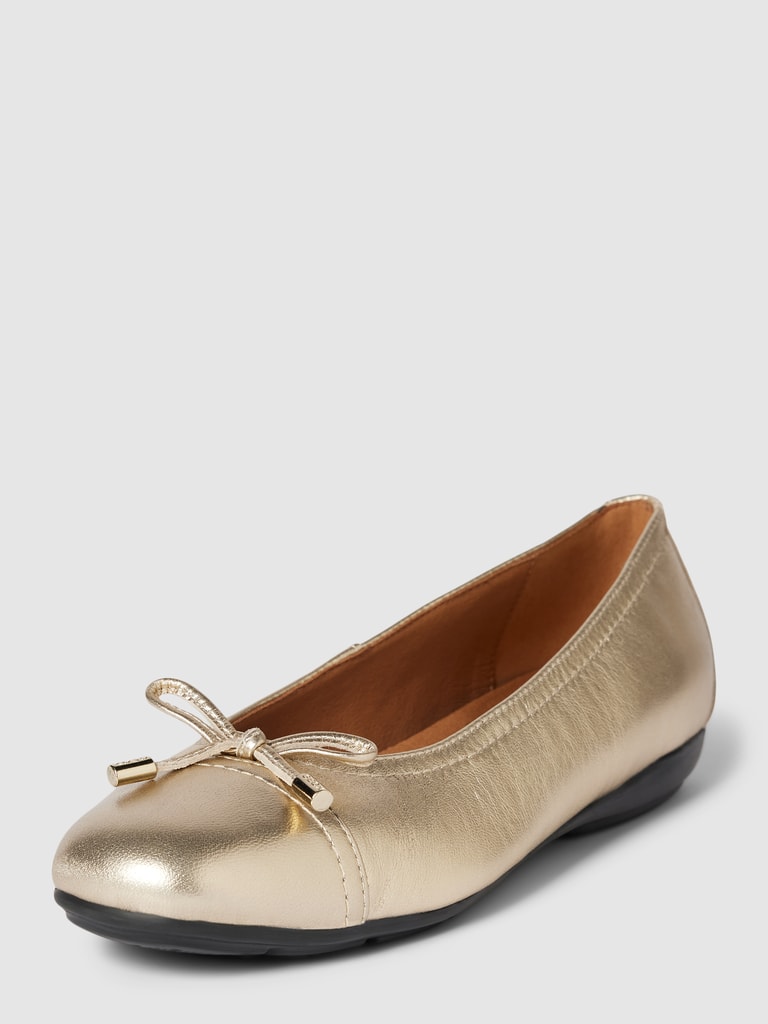 Geox Ballerinas aus Leder Modell 'ANNYTAH' (gold) online kaufen