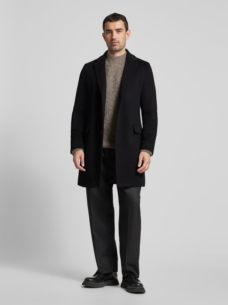HUGO Regular Fit Mantel aus reinem Kaschmir Modell 'MIGOR' (black ...