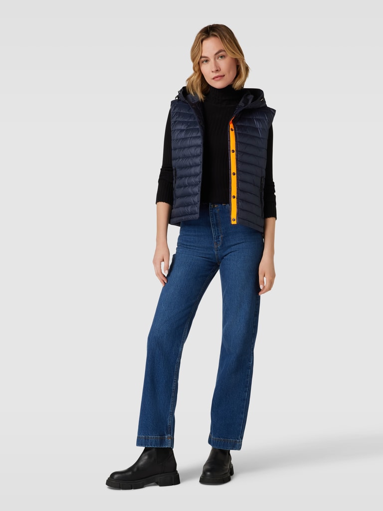 FIRE + ICE Gilet met steekzakken opzij, model 'KANYA' in donkerblauw ...