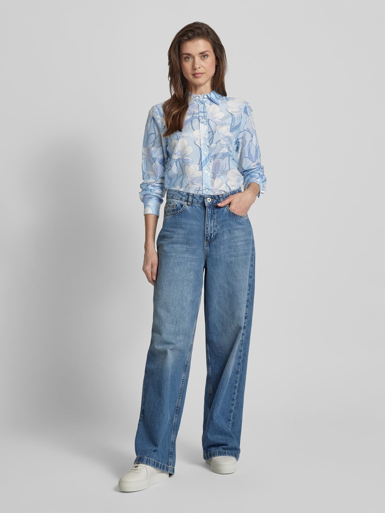 Gant Regular Fit Hemdbluse mit Allover-Muster Modell 'MAGNOLIA ...