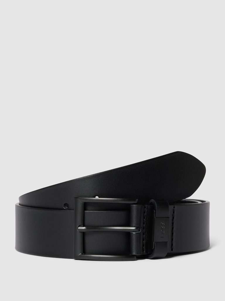 BOSS Leren riem met doornsluiting, model 'CONNIO' in zwart online kopen ...