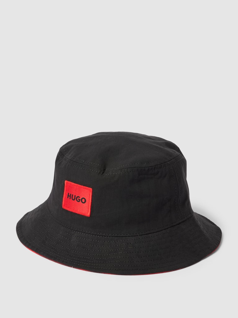 HUGO Bucket Hat mit Label-Patch Modell 'Carol' (black) online kaufen