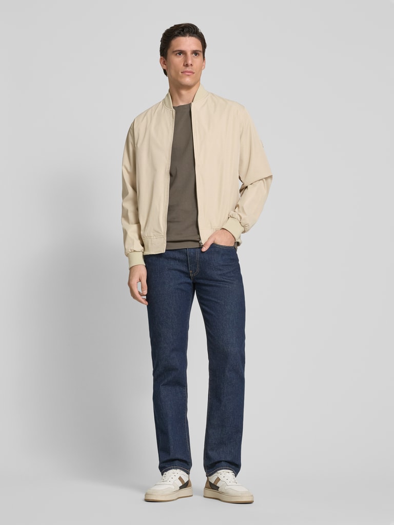 Jack & Jones Premium Bomberjacke mit Stehkragen Modell 'BANE' (sand ...