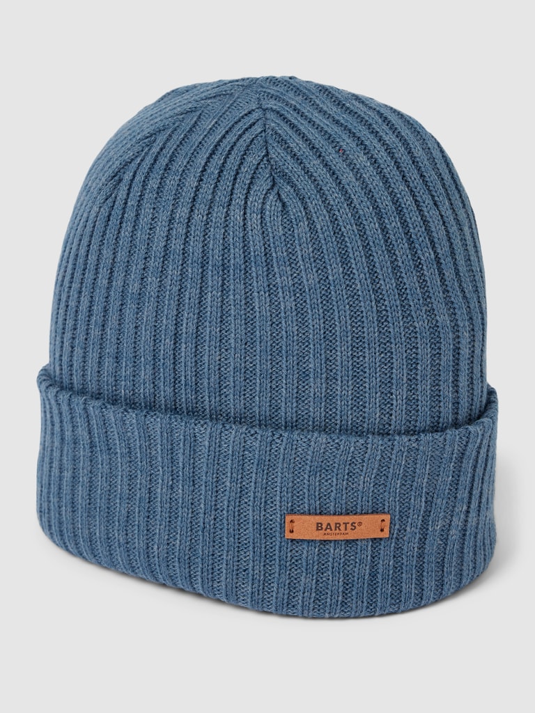 Barts Muts met logo-applicatie, model 'WILBERT' in blauw online kopen | P&C