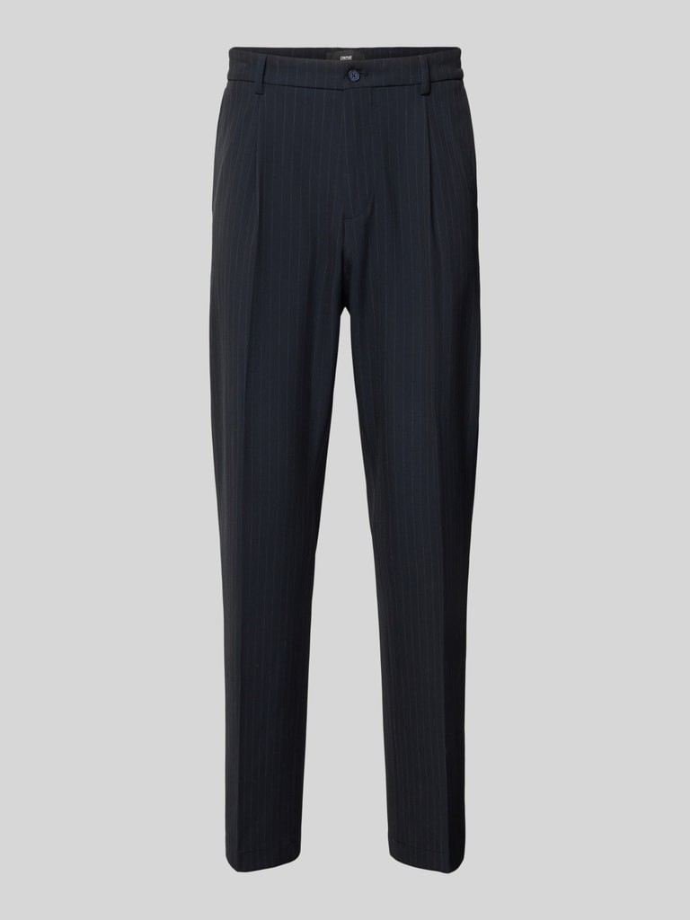CINQUE Straight Fit Hose mit Viskose-Anteil Modell 'Leto' (marine ...