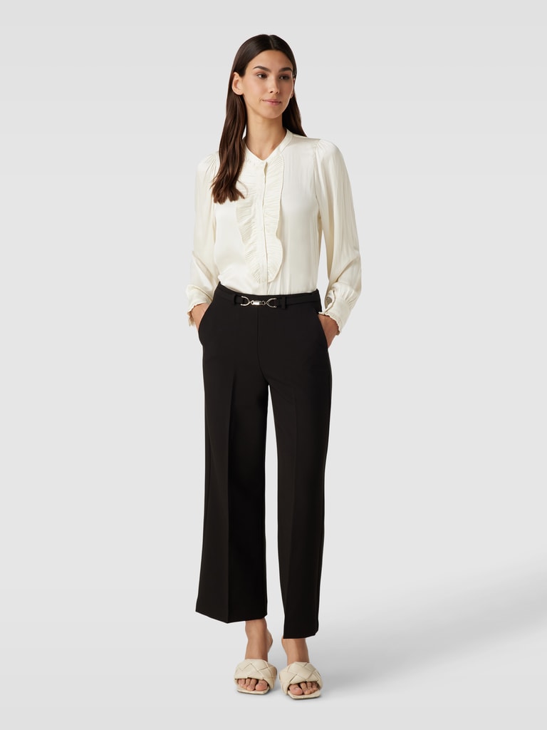 Neo Noir Blouse van satijn, model 'Zola' in offwhite online kopen | P&C