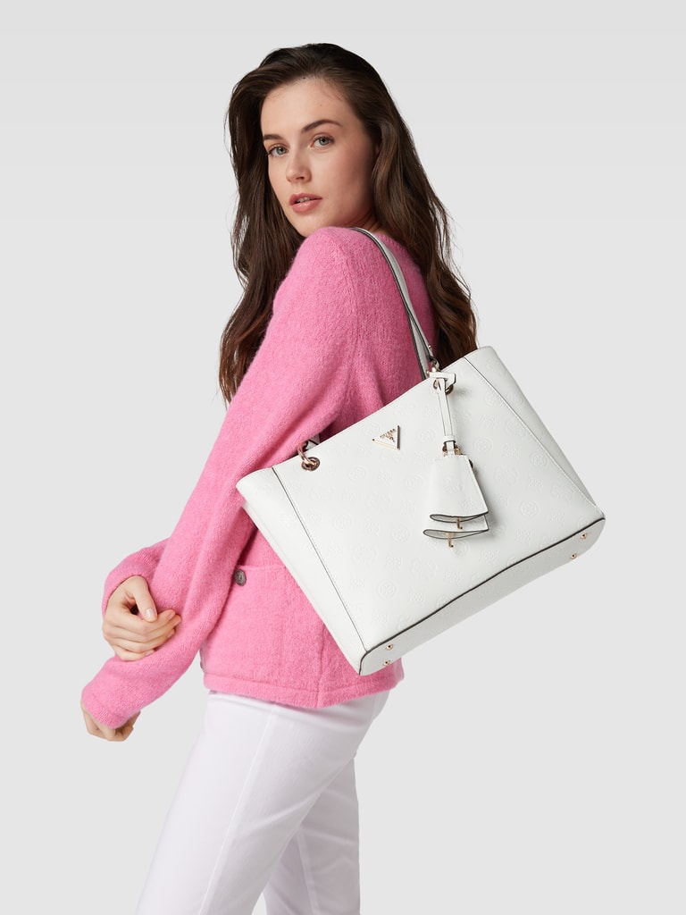 Guess Shopper mit Tragehenkel Modell 'JENA' (weiss) online kaufen