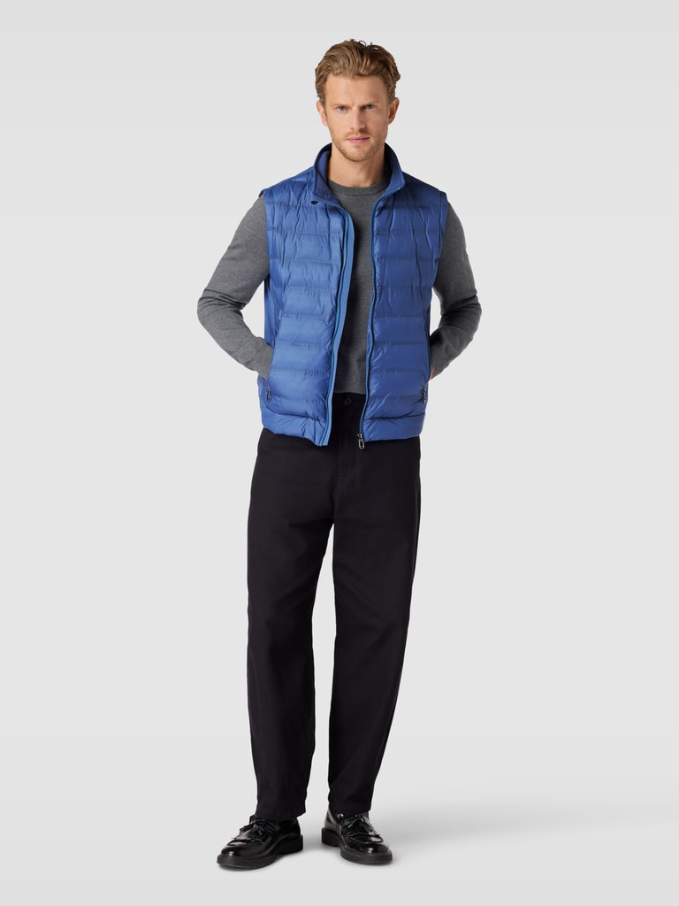 JOOP! Collection Steppweste mit Stehkragen Modell 'Alco' (ozean blau ...