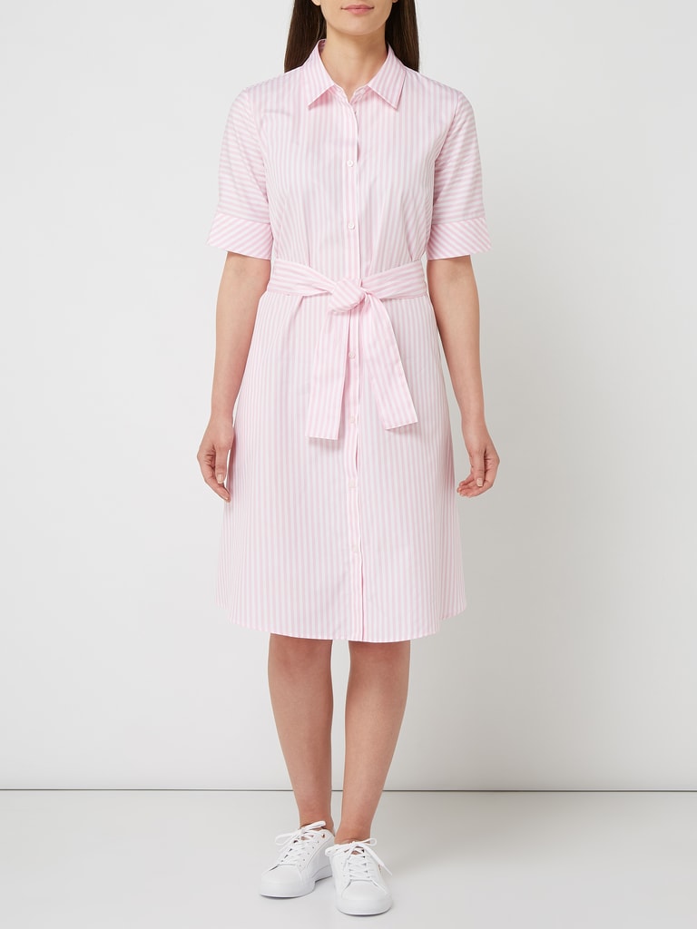 HUGO Hemdblusenkleid mit 1/2-Arm Modell 'Ezena' (pink) online kaufen