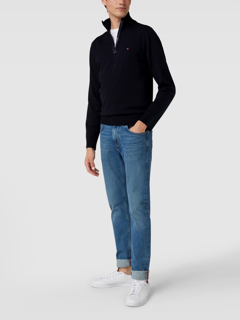 Tommy Hilfiger Troyer mit Label-Details (marine) online kaufen